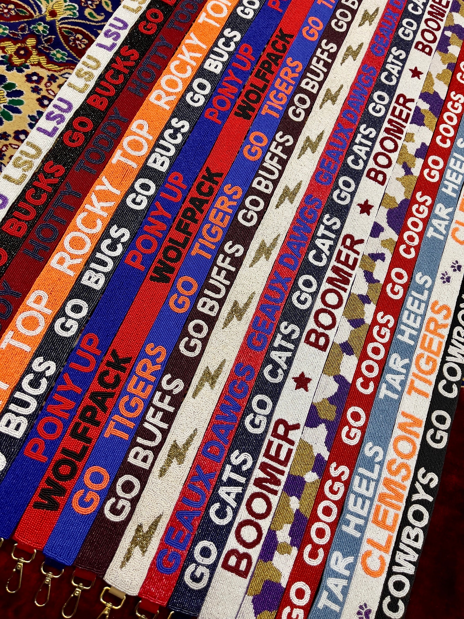 Beaded Purse Strap, Gameday Purse Strap, College Purse Strap, Stadium ...