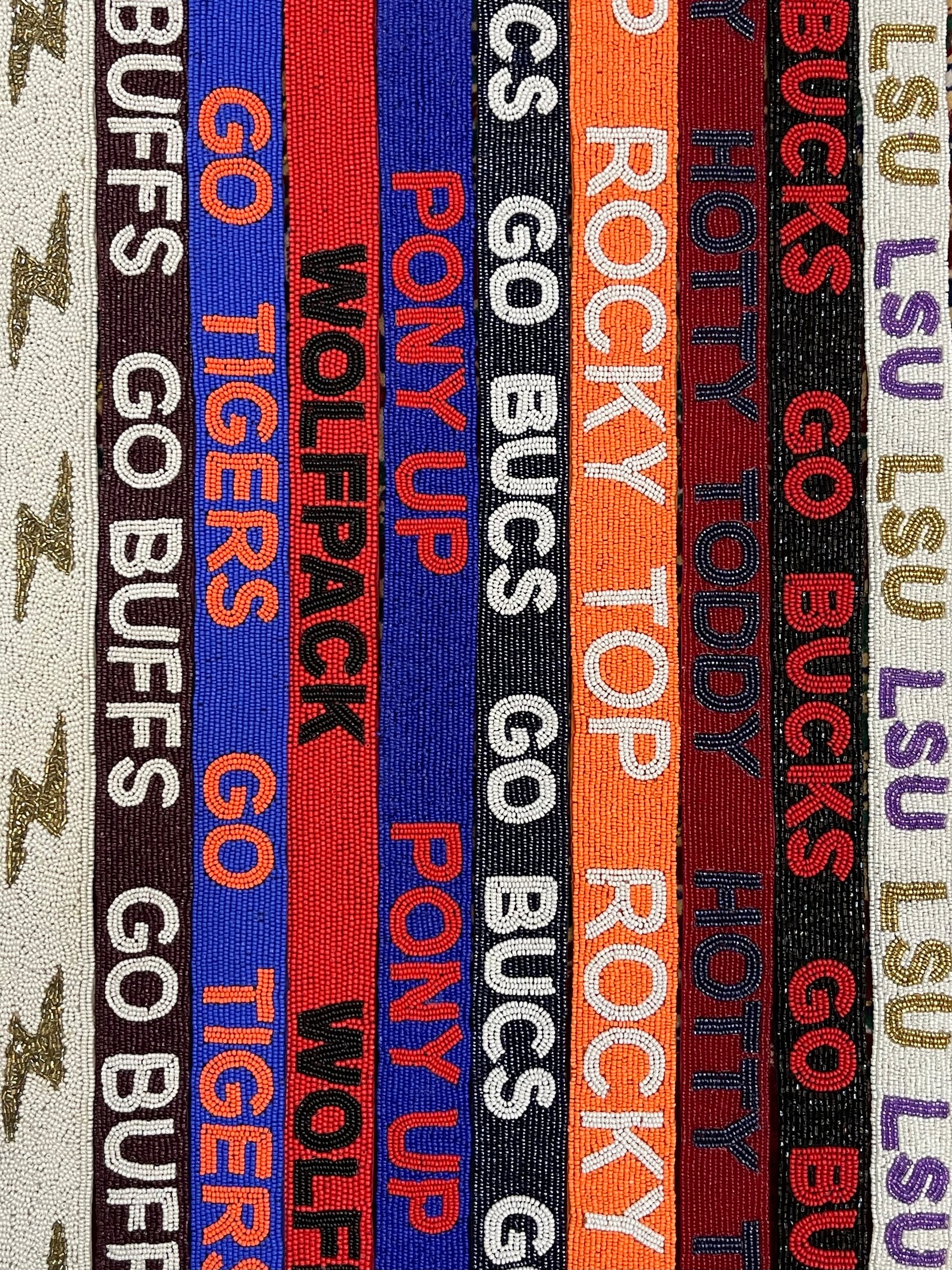 Beaded Purse Strap, Gameday Purse Strap, College Purse Strap, Stadium ...