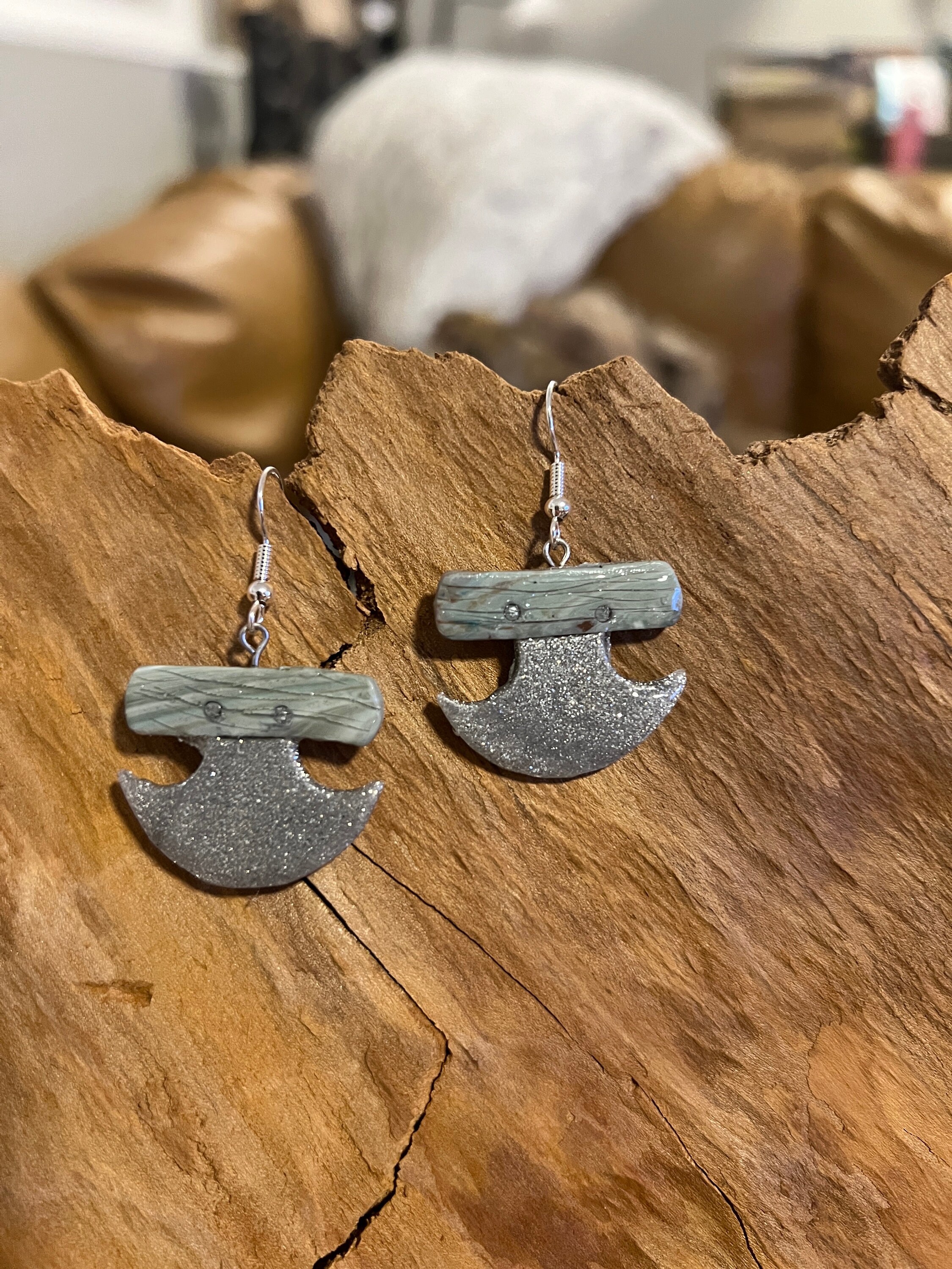 Ulu Knife Clay Earrings Alaska Gift Sturdy and - Etsy