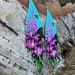 Fireweed Flowers With Bumblebee Alaska Beaded Dangle Earrings - Etsy