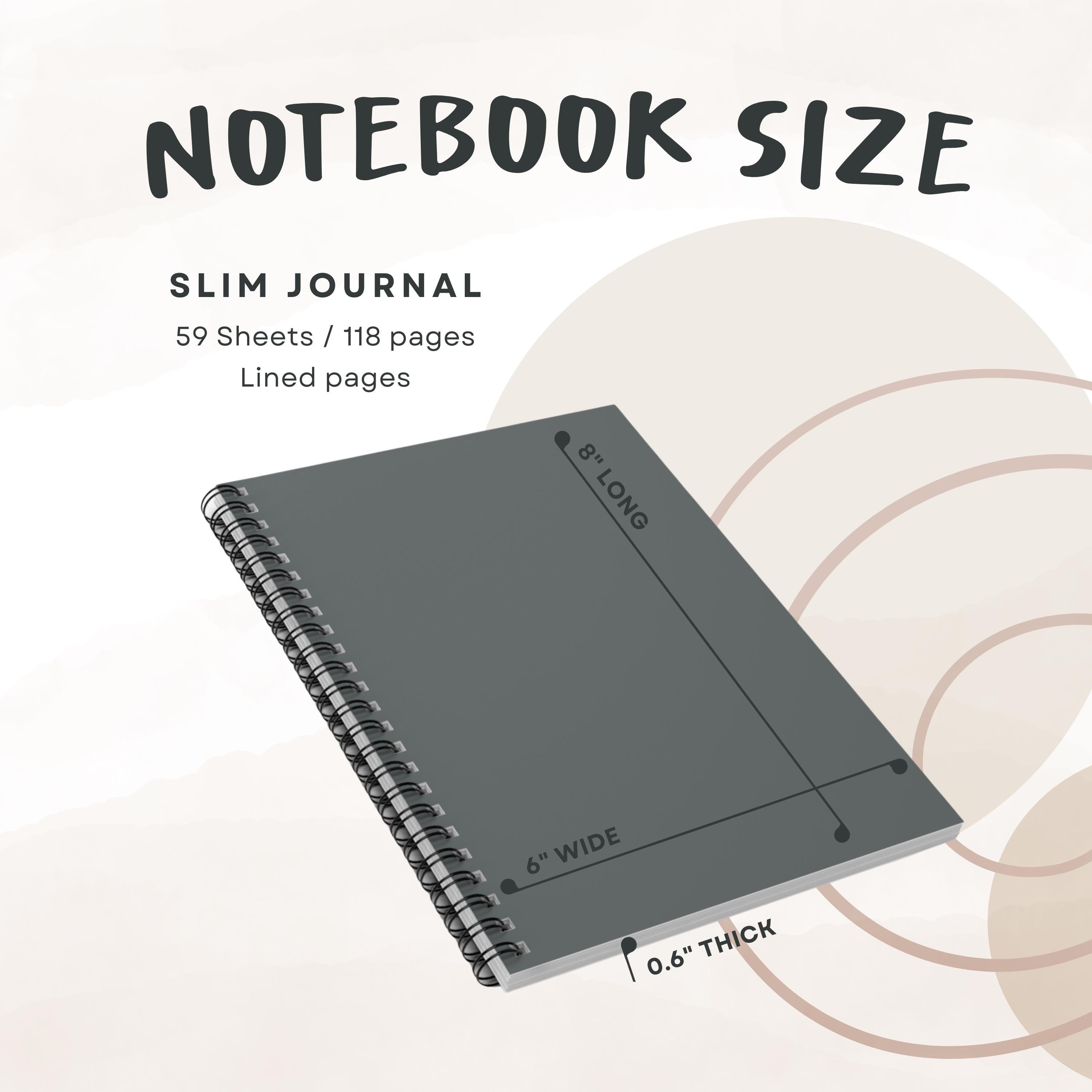Snake Journal - Snake Spiral Notebook - 118 Lined Pages - 6x8" - Etsy