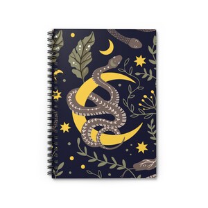 Snake Journal - Snake Spiral Notebook - 118 Lined Pages - 6x8" - Etsy