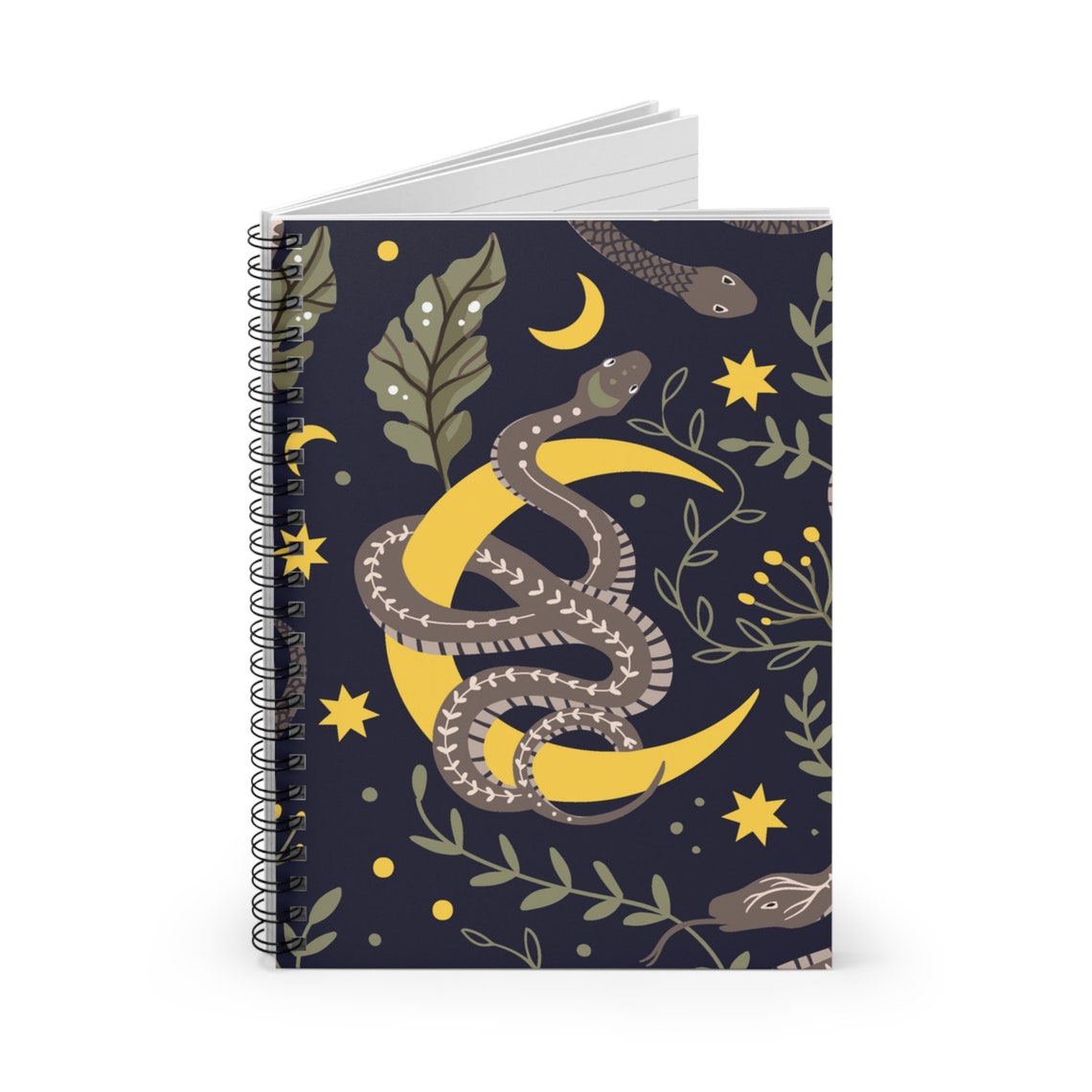 Snake Journal - Snake Spiral Notebook - 118 Lined Pages - 6x8" - Etsy