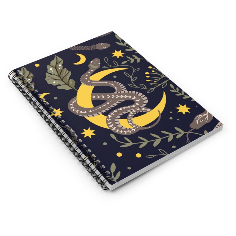 Snake Journal - Snake Spiral Notebook - 118 Lined Pages - 6x8" - Etsy