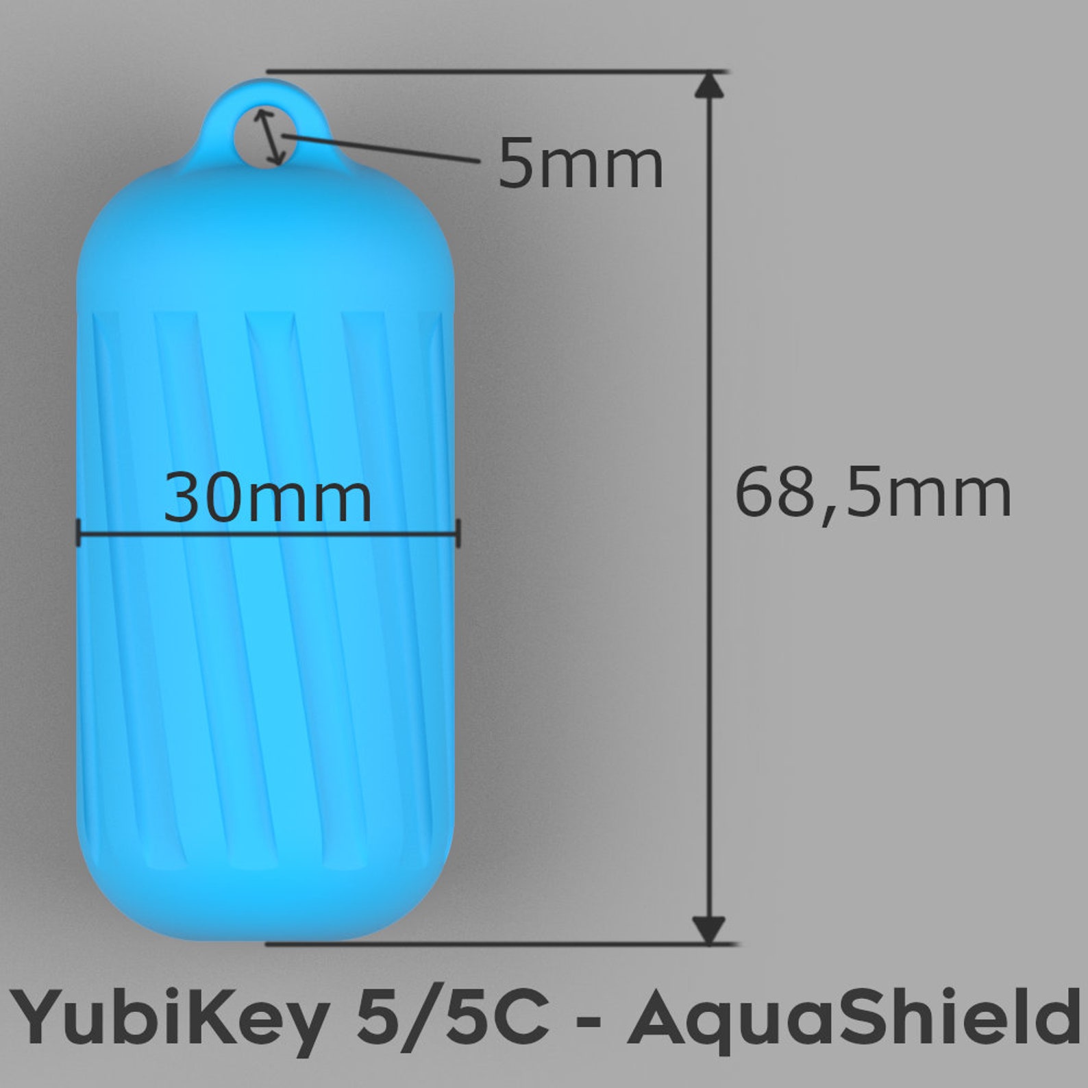 Yubikey 5 Protective Case Aquashield - Etsy