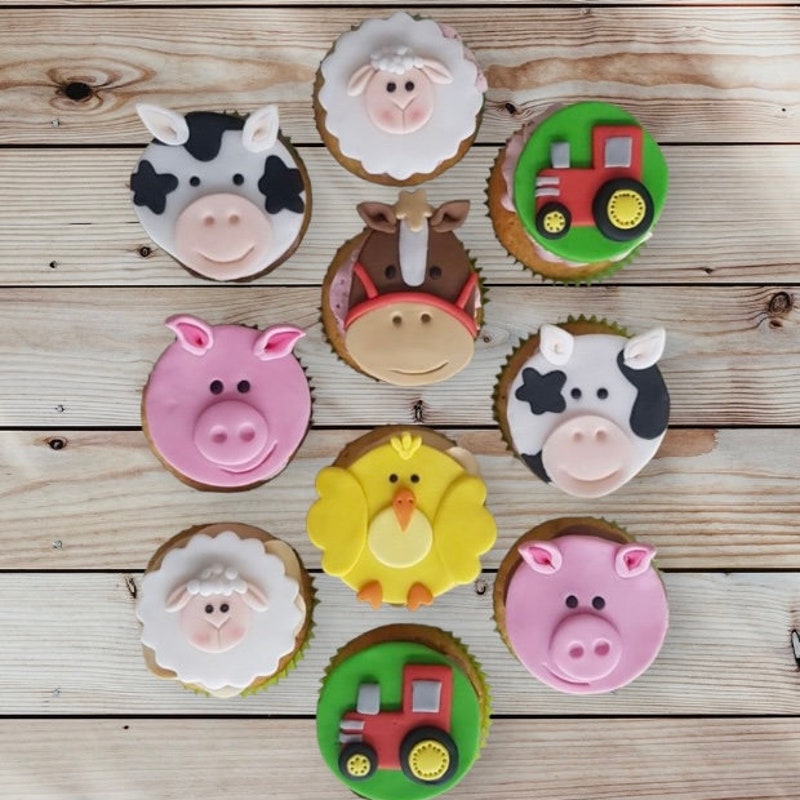 Fondant Farm Animals - Etsy