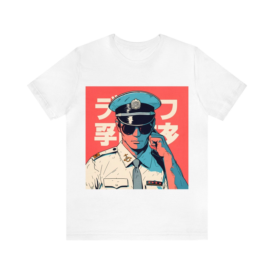 Retro Art Japan Policeman Anime Shirt - Etsy