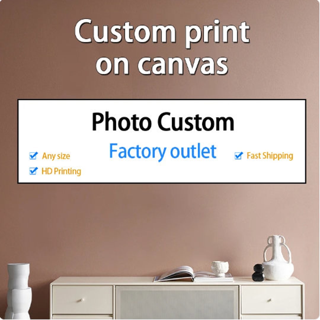 Custom Painting Canvas HD Print Customized Your Picture Personalized ...
