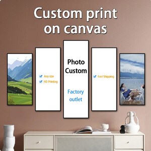 Custom Painting Canvas HD Print Customized Your Picture Personalized ...