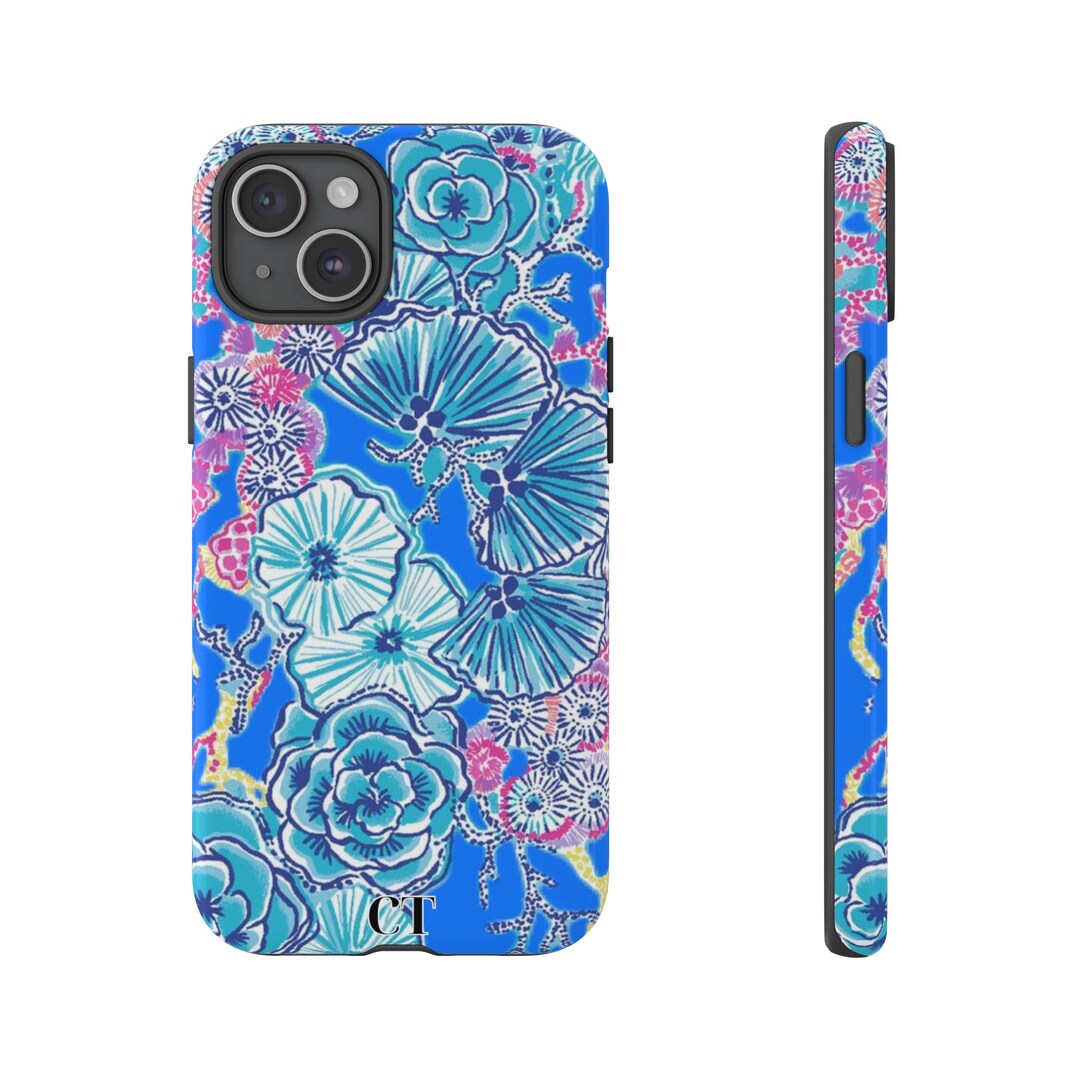 Blue Aesthetic Summer Phone Case Collage, Ocean Aesthetic Phone Case ...