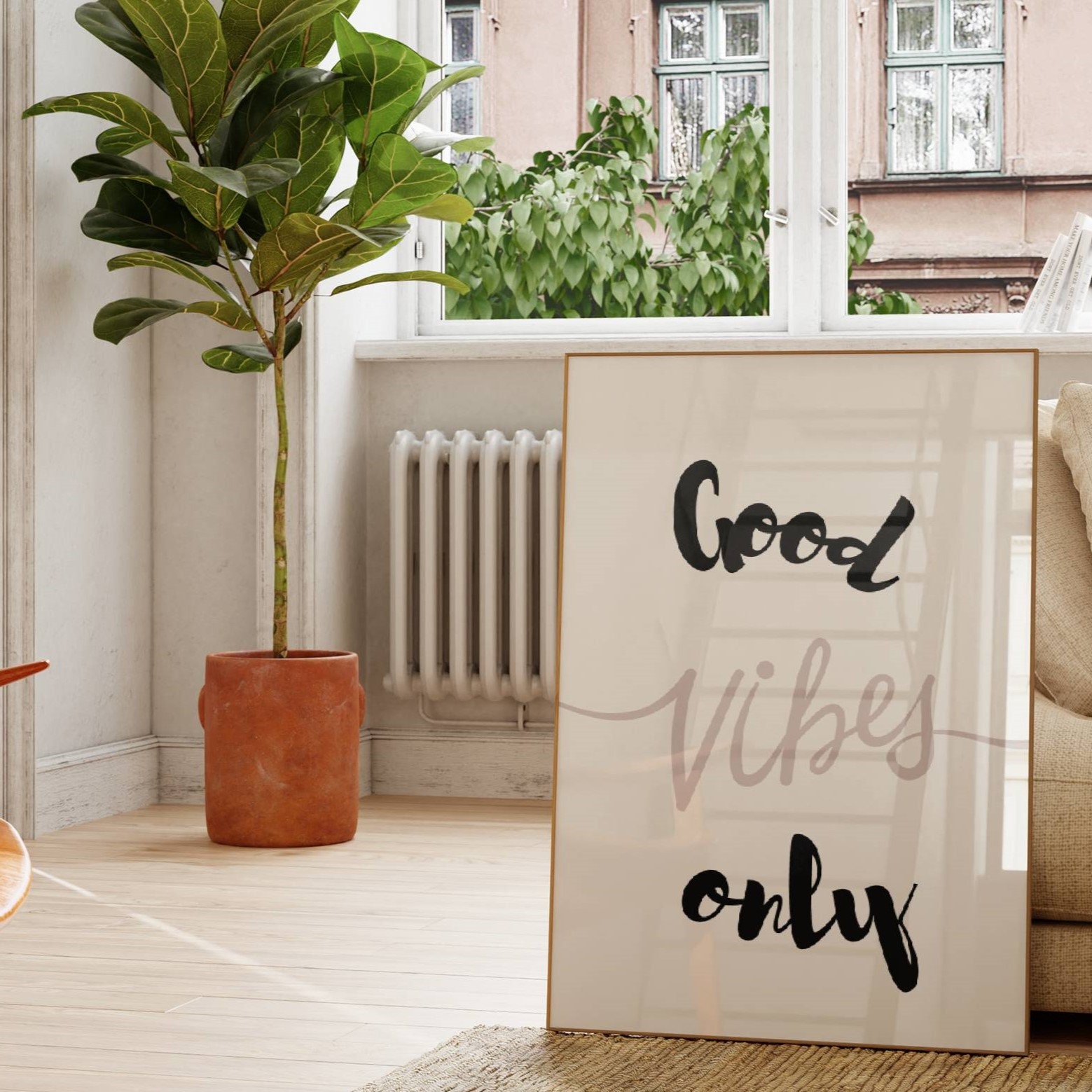 Printable Positive Vibes Wall Art Good Vibes Only - Etsy