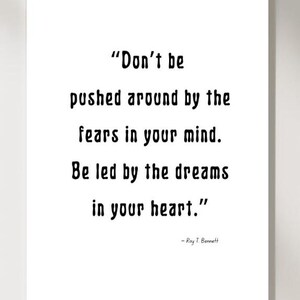 Retro Daily Inspirational 'hear Me Out' Poster, Quotes Prints Wall Art ...
