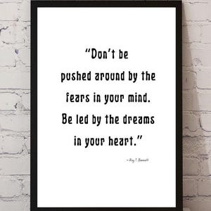 Retro Daily Inspirational 'hear Me Out' Poster, Quotes Prints Wall Art ...
