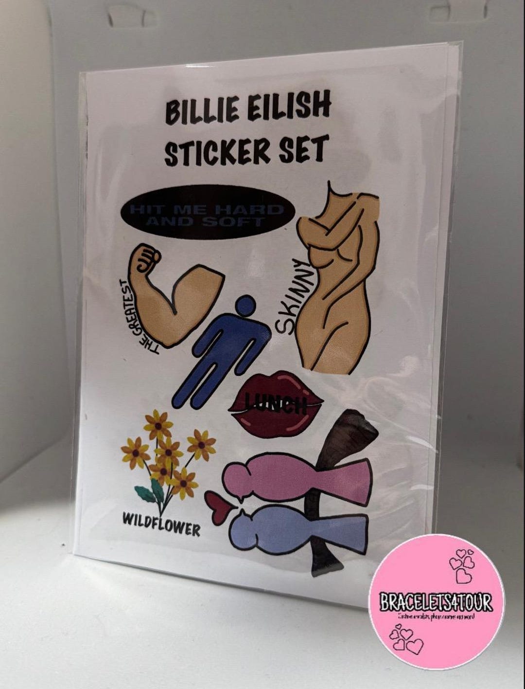 Billie Eilish Sticker Set - Etsy