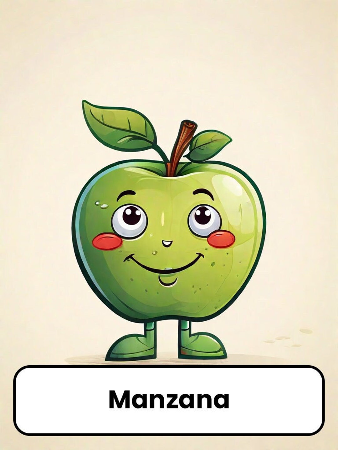 Spanish Fruit Digital Flashcards - Etsy