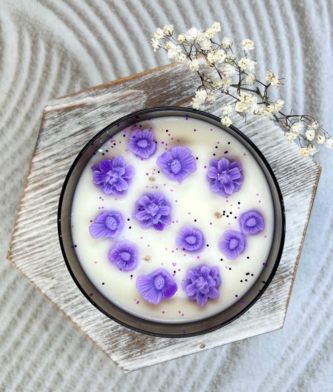 Rainkissed Violets | Scented Candles | Handmade | 100% Soy Wax Candles ...