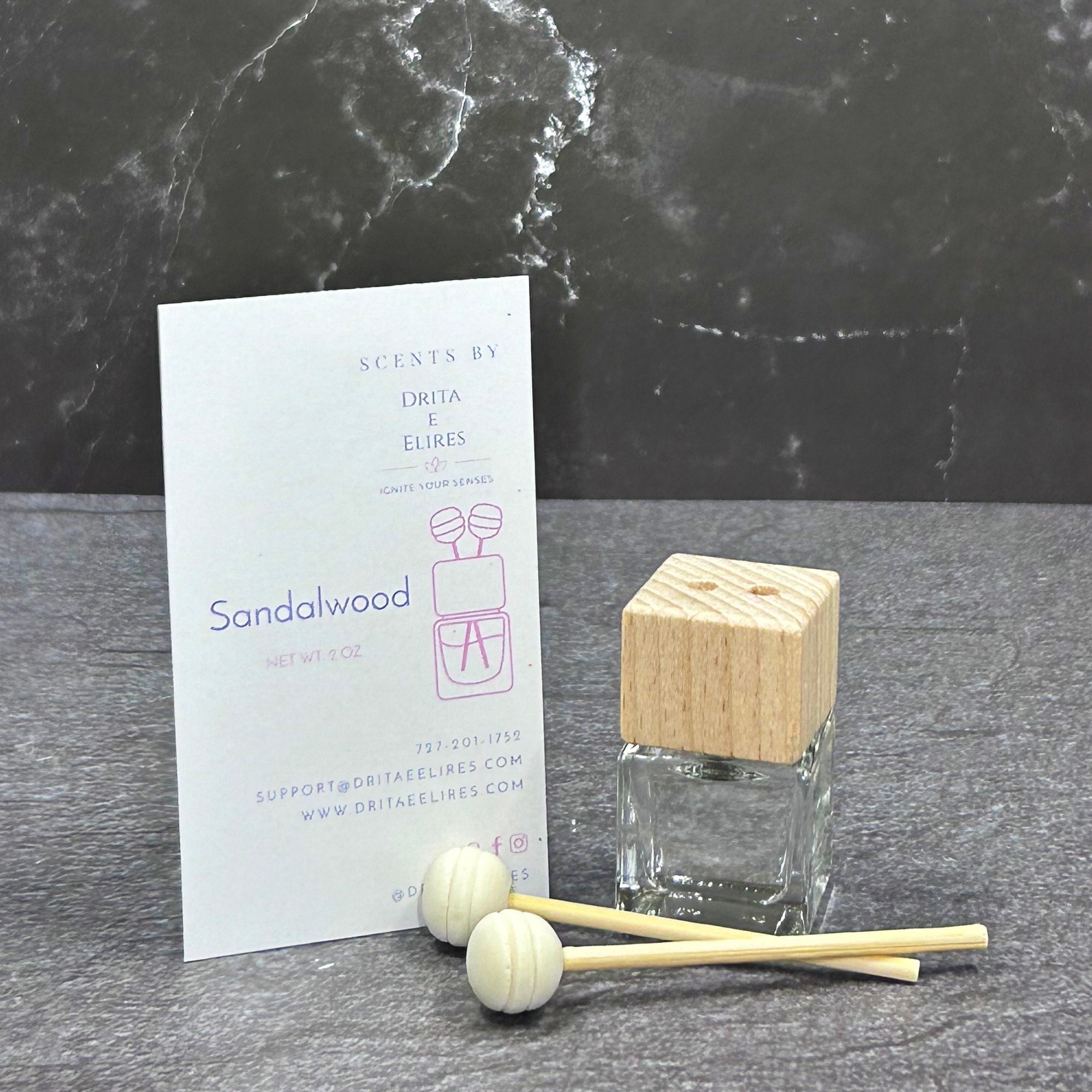 Car Air Freshener | Minimalist Car Reed Diffuser | Vent Car Diffuser ...