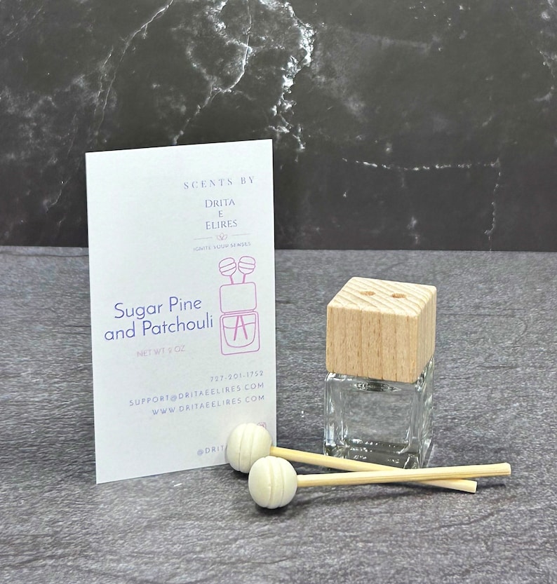 Car Air Freshener | Minimalist Car Reed Diffuser | Vent Car Diffuser ...