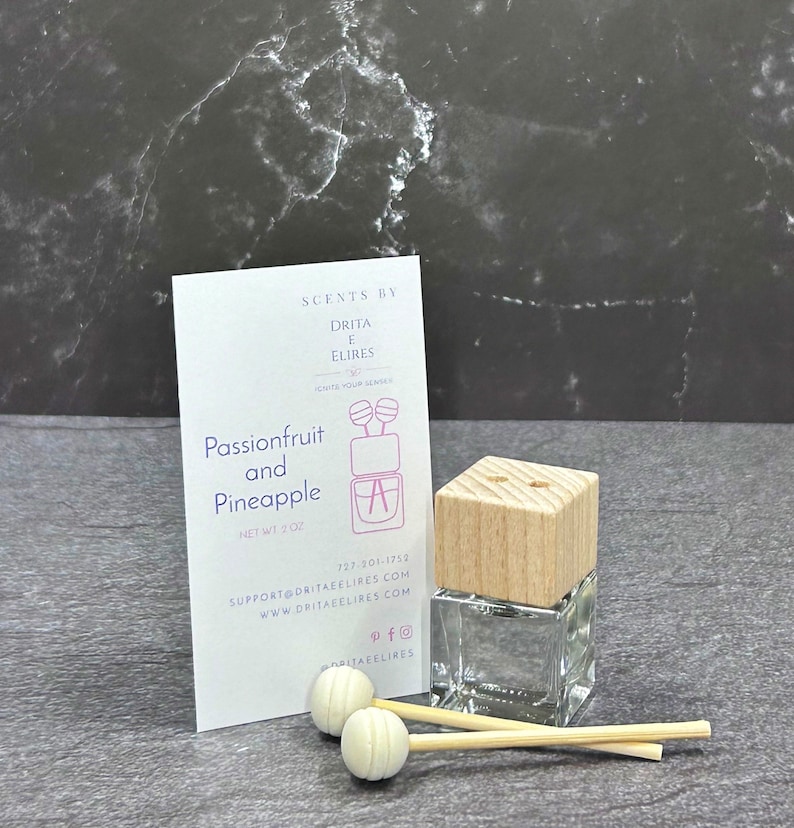 Car Air Freshener | Minimalist Car Reed Diffuser | Vent Car Diffuser ...