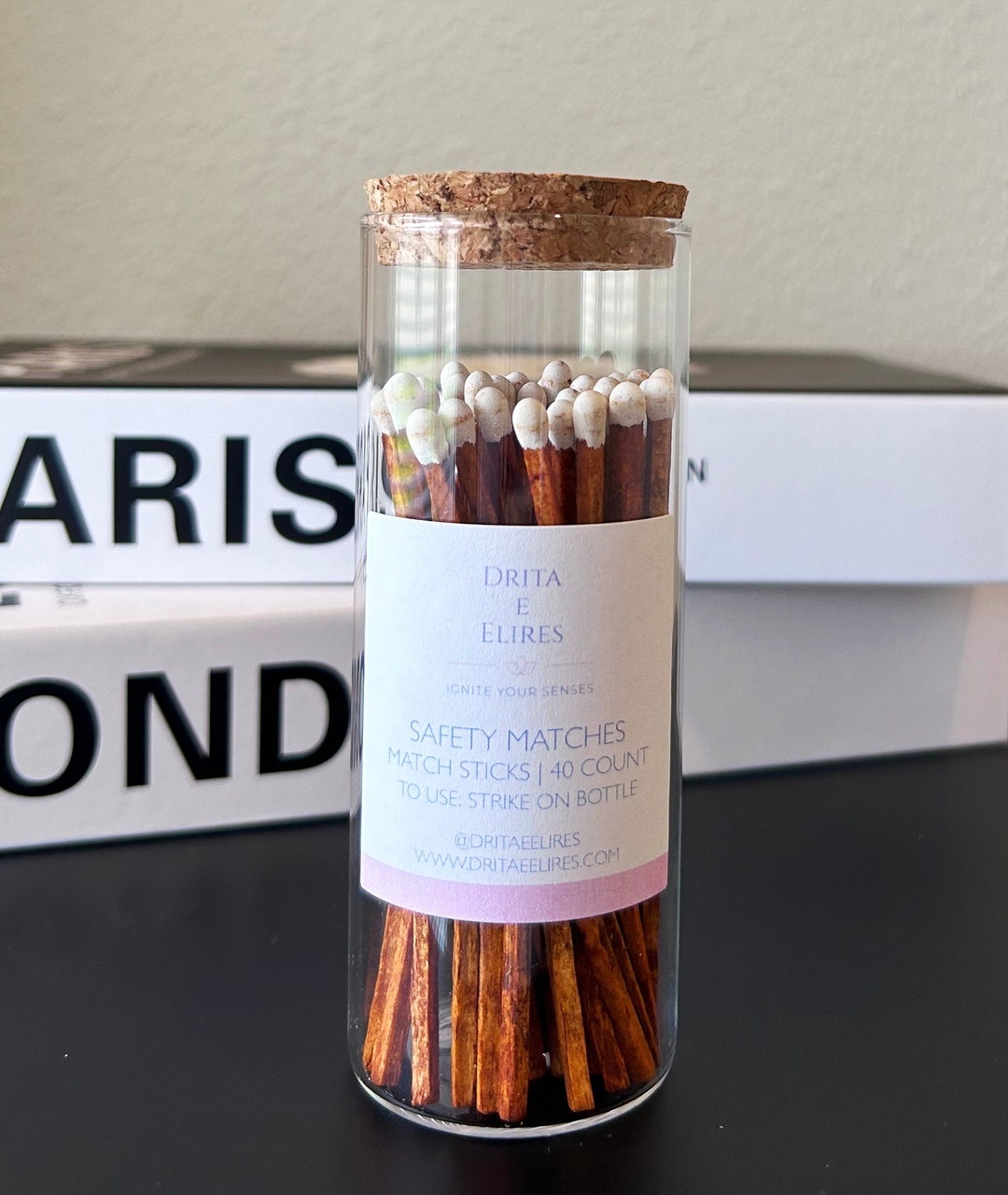 Decorative Safety Matches 4" | Wooden Matchsticks | Colored Matches - Etsy