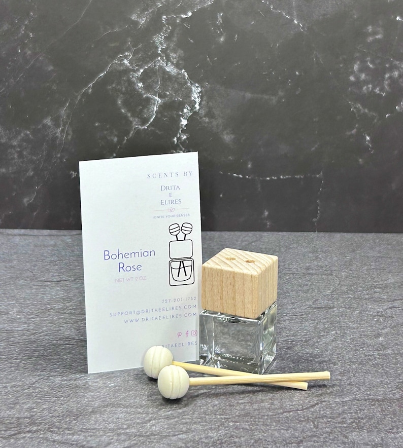 Car Air Freshener | Minimalist Car Reed Diffuser | Vent Car Diffuser ...
