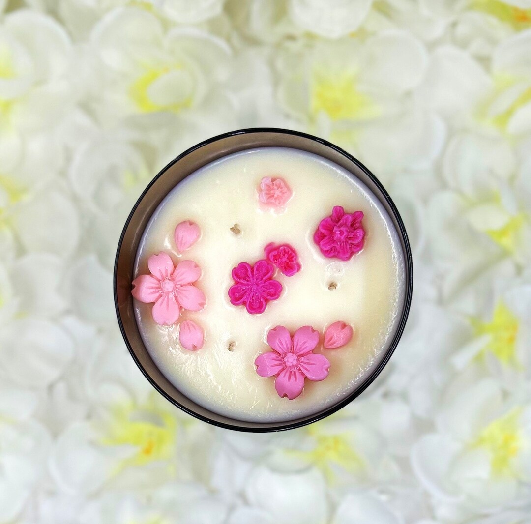 Pink Peony | Scented Candles | Handmade | 100% Soy Wax Candles ...