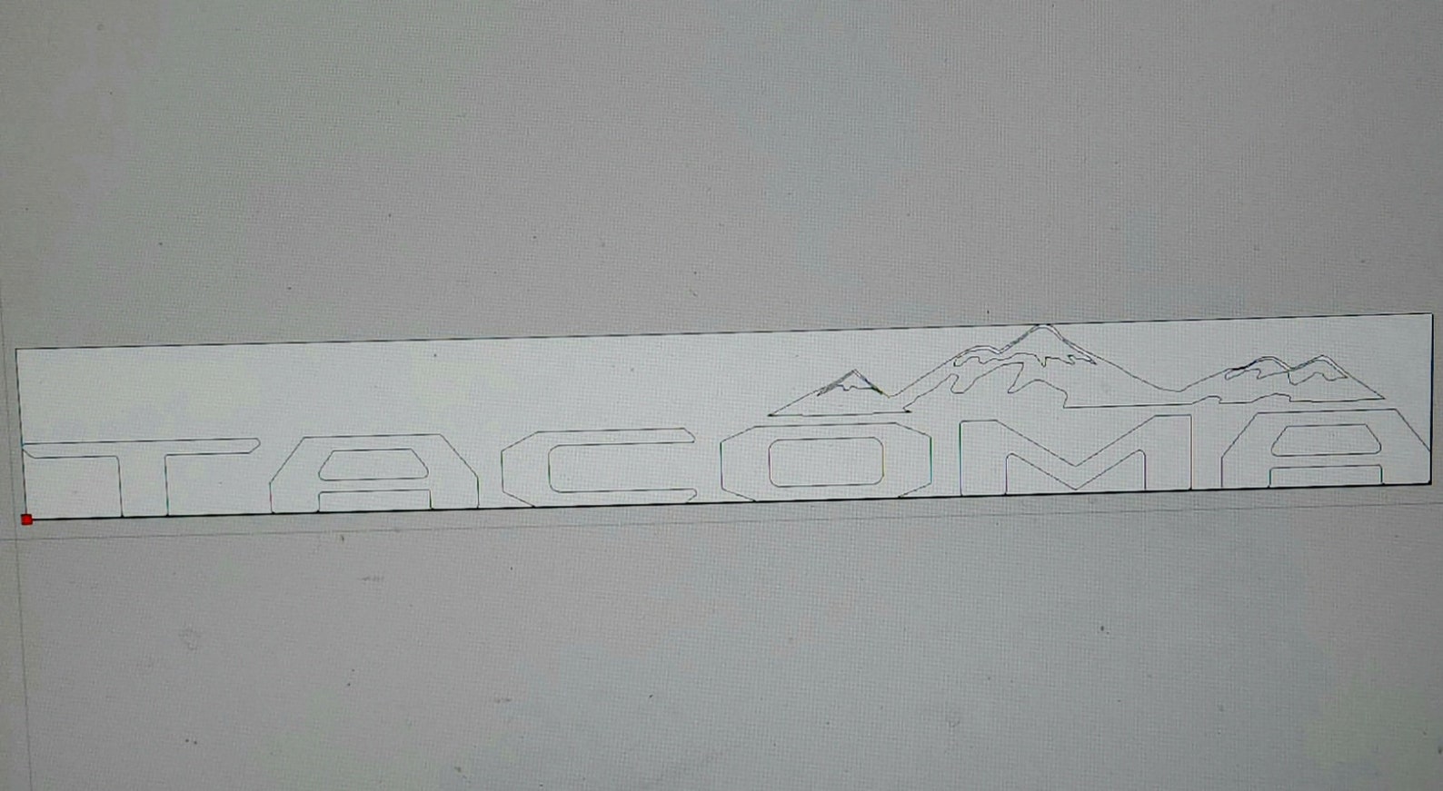 Tacoma Logo DXF Vector File, Digital Tacoma File, Toyota Truck Vectors ...