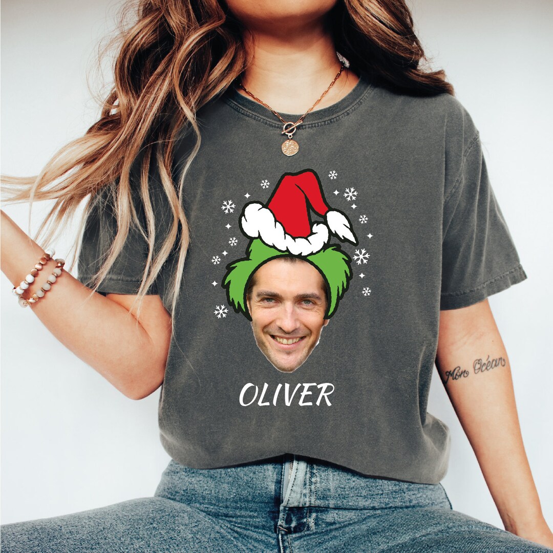 Personalized Santa Face Shirts Personalized Christmas Shirt - Etsy