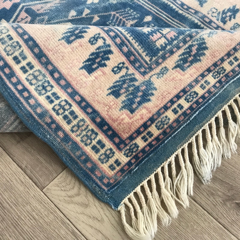 Blue Vintage Rug - Etsy