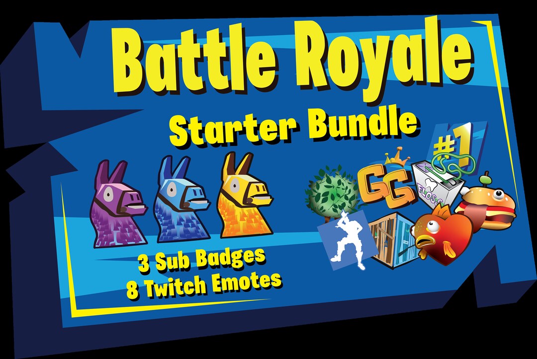 Battle Royale Twitch Emote Starter Pack - Etsy
