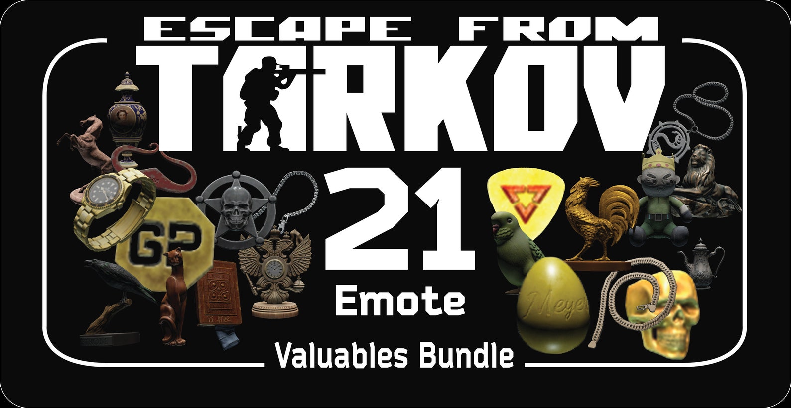 Escape From Tarkov Valuables Emotes for Twitch - Etsy