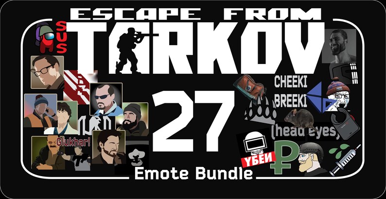 Escape From Tarkov Emote Bundle - Etsy