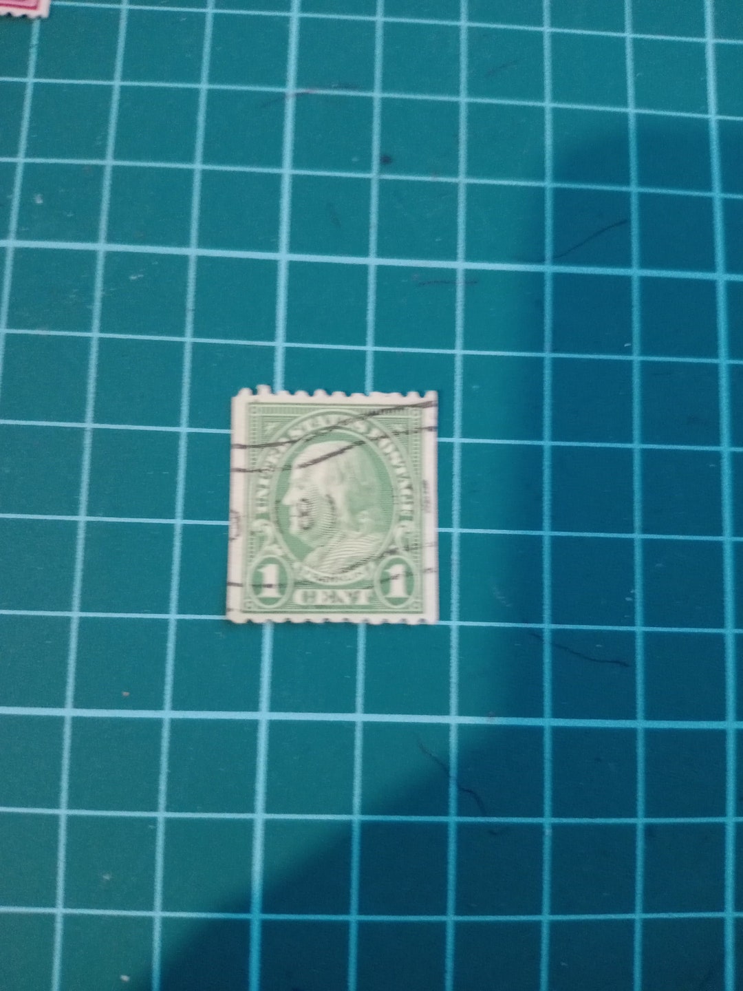 Rare 1923 Benjamin Franklin 1 Cent Stamp Scott 594 Perf 11 - Etsy
