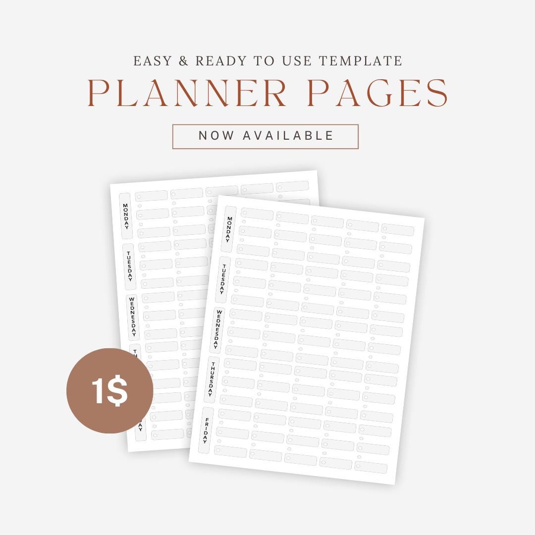 Lesson Planner Pages Weekly Plan Template, Teacher Planner, Educational ...
