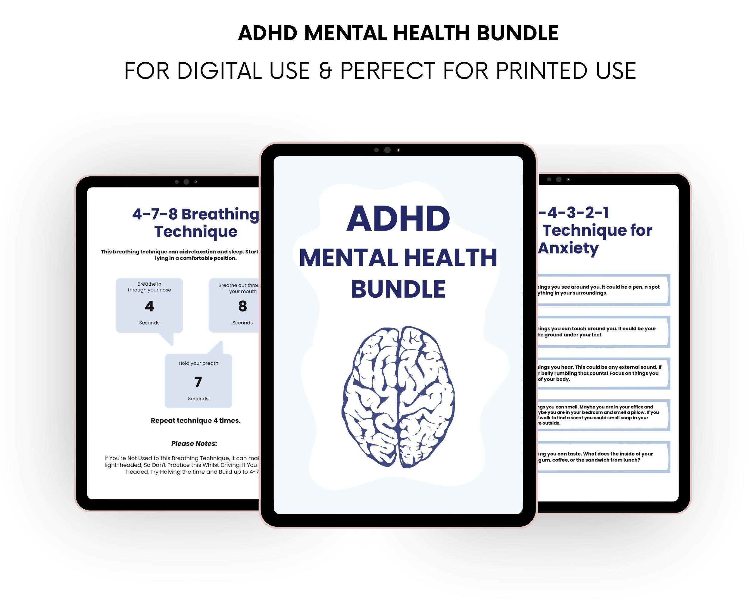 ADHD Mental Health Planner 2024 ADHD Planner for Work ADHD Organization ...