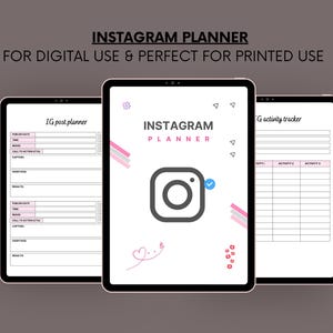 Instagram Planner Weekly Planning Monthly Planning Post Ideas Planner ...