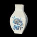 Vintage Mini Lenox Pagoda Blue Gold Trim Vase, Porcelain Flower Vase ...