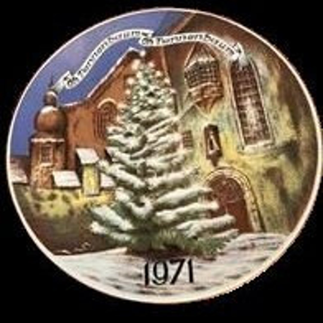 Oh Tannenbaum, Oh Tannenbaum 1971 Plate Christmas Carol Series ...