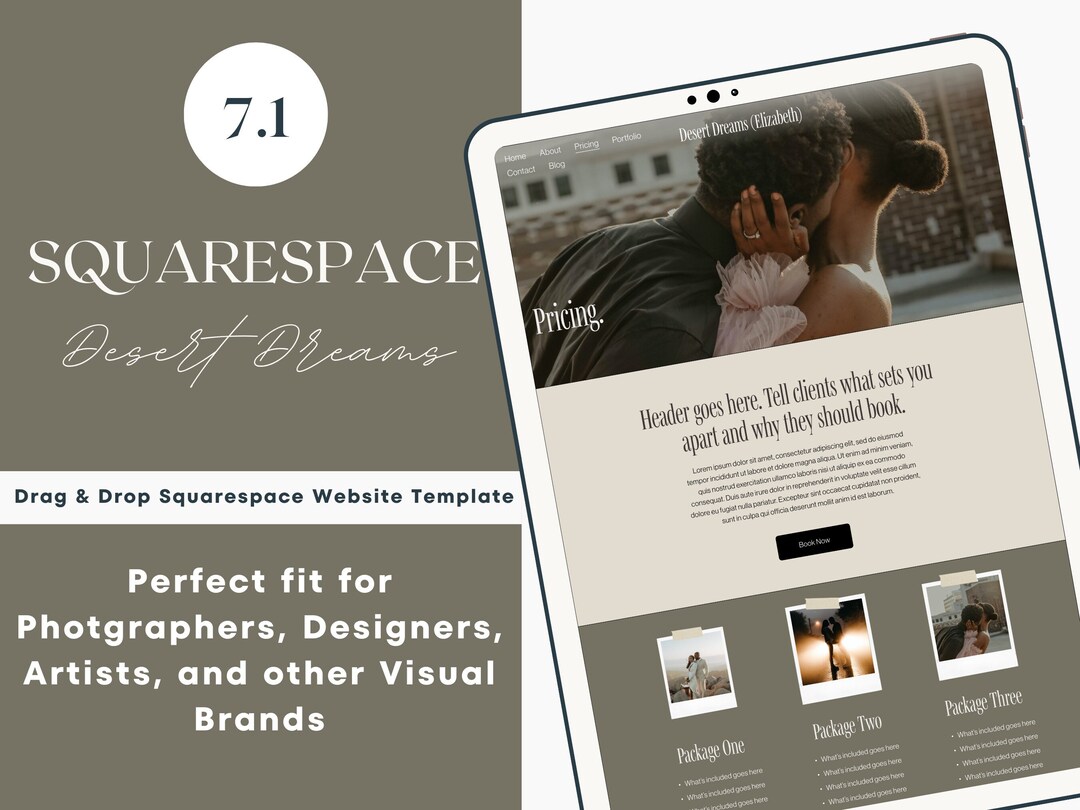 Squarespace Photgraphy Website, Squarespace 7.1 Template, Photography ...