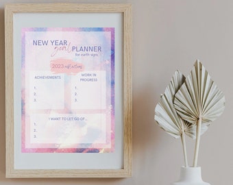 Printable New Year's Reflection and Goal Setting Sheet for 2024! - Etsy