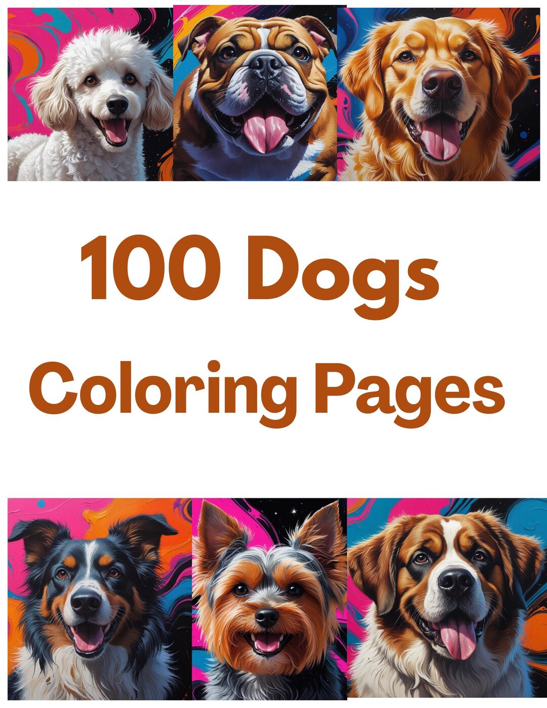100 Dog Breeds Coloring Pages | Printable Dog Coloring Book for Kids ...