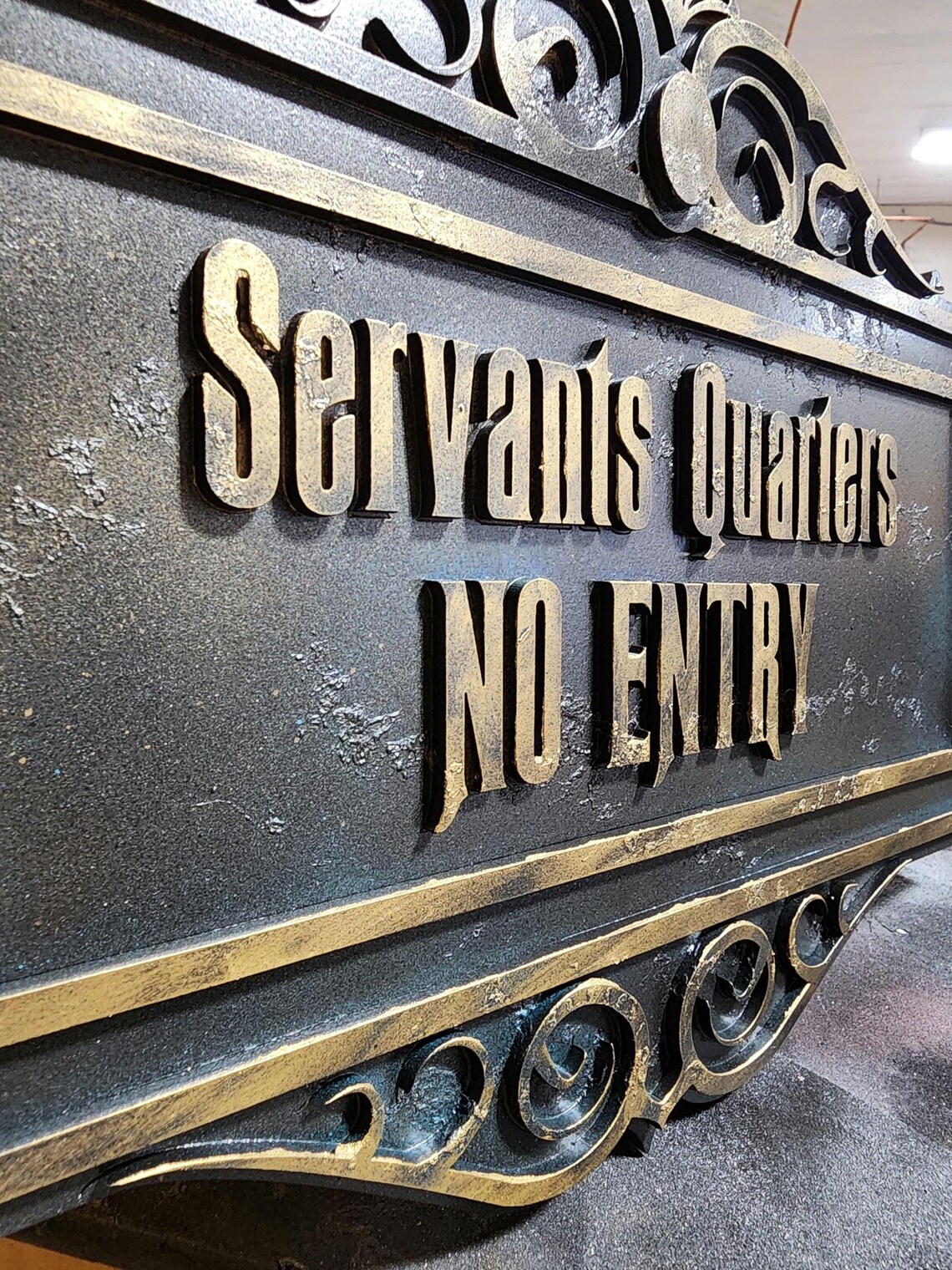 Haunted Mansion No Entry Sign - Etsy