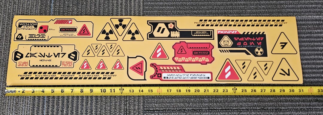Star Wars Inspired Warning Stickers - Etsy