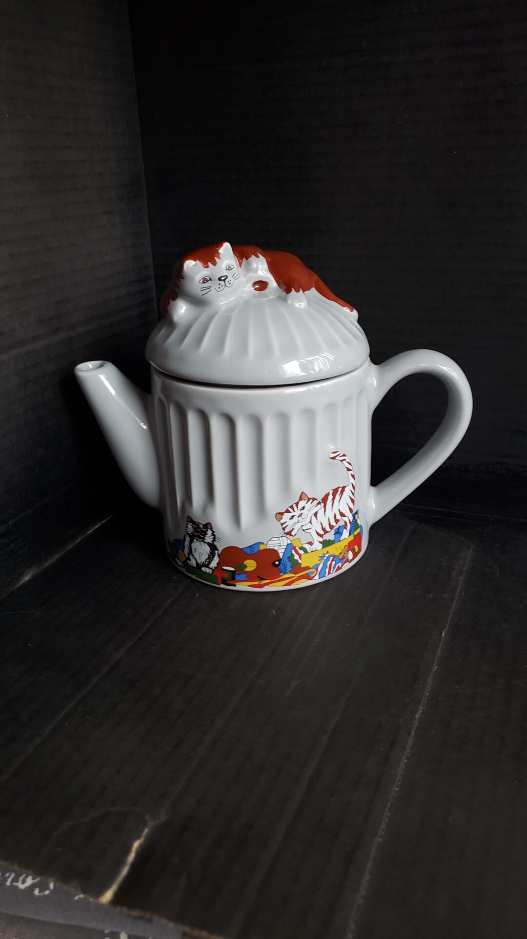 Vintage Wade England Whimsical Teapots Feline Collection 5.5" Kitty ...