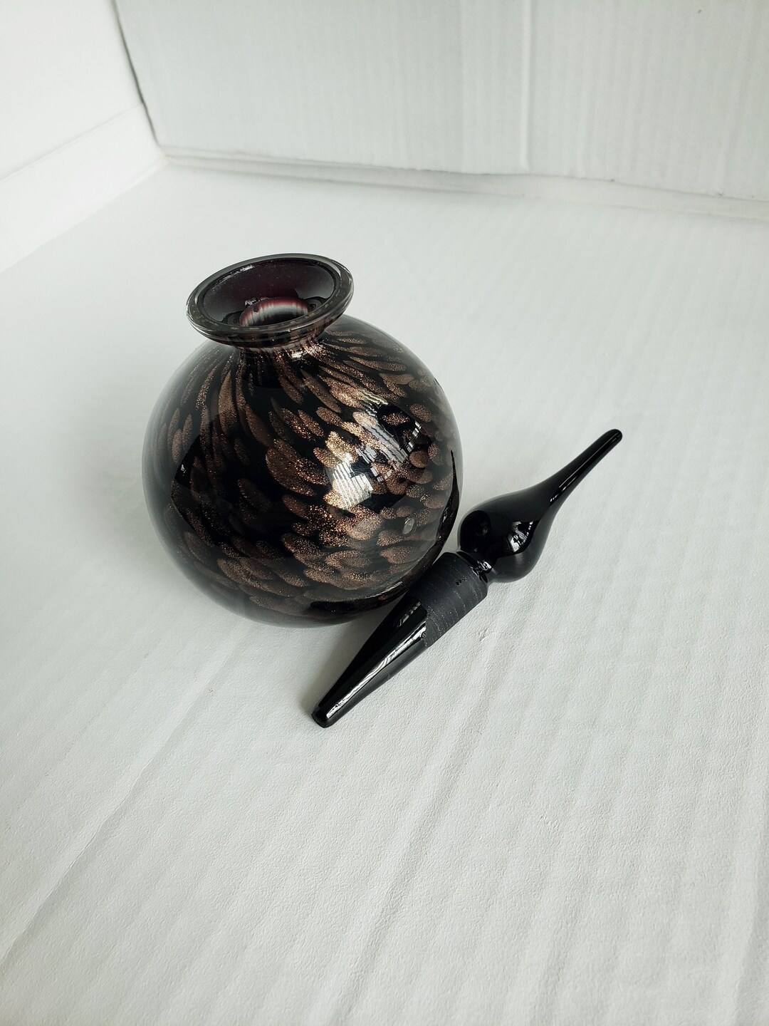 Vintage Art Studios Glass Perfume Bottle With Dabber - Etsy