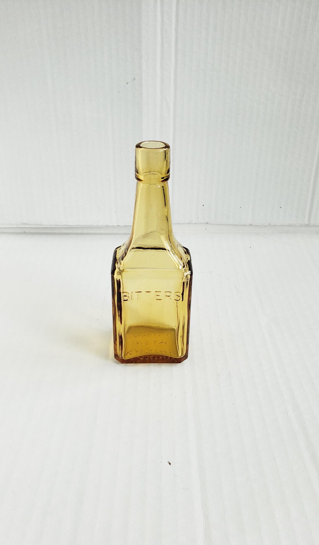 Vintage Wheaton Antique Reproduction 6" Amber Bitters Bottle - Etsy
