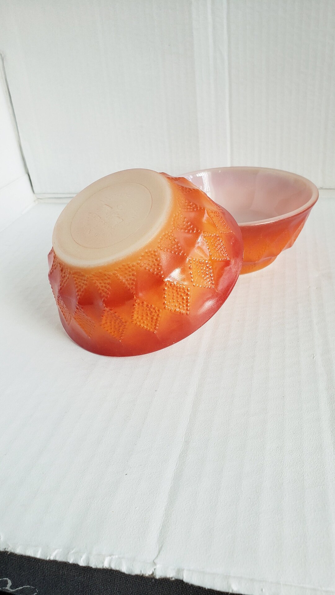 Vintage Anchor Hocking Fire King Set of 2 Bowls - Etsy