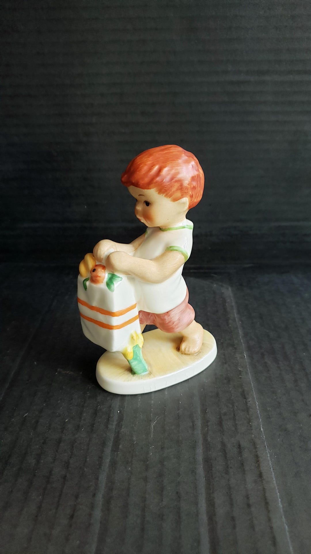 Vintage Goebel Beach Babies 4.5" 'let's Eat' Figurine No. 6877 ...
