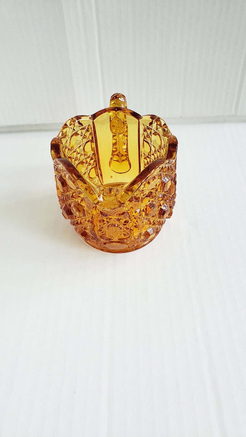 Vintage Kemple Glass Stars and Cane Design Open Creamer Dish - Etsy