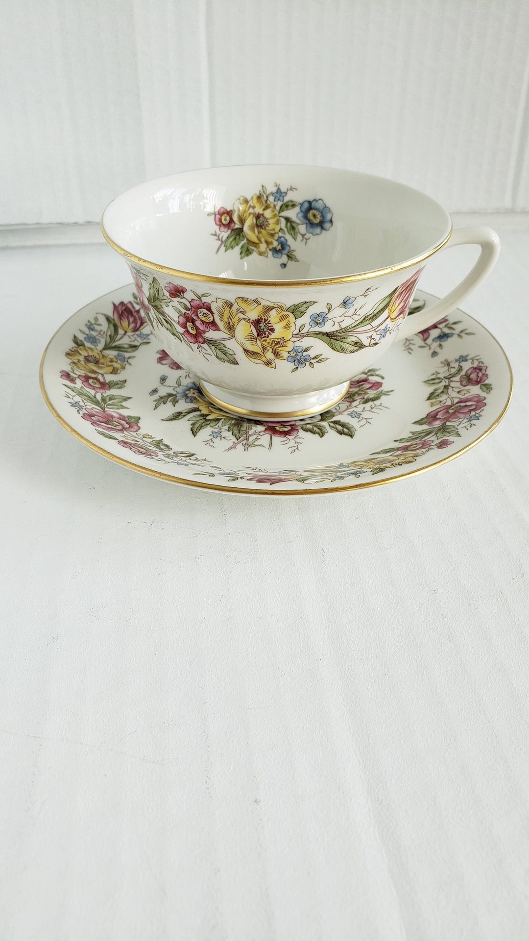 Vintage Royal Jackson Lady Mayfair Pattern English Bone China Footed ...
